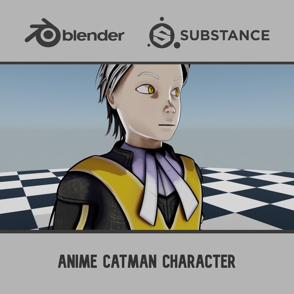 Characters Anime Blender Models for Download | TurboSquid