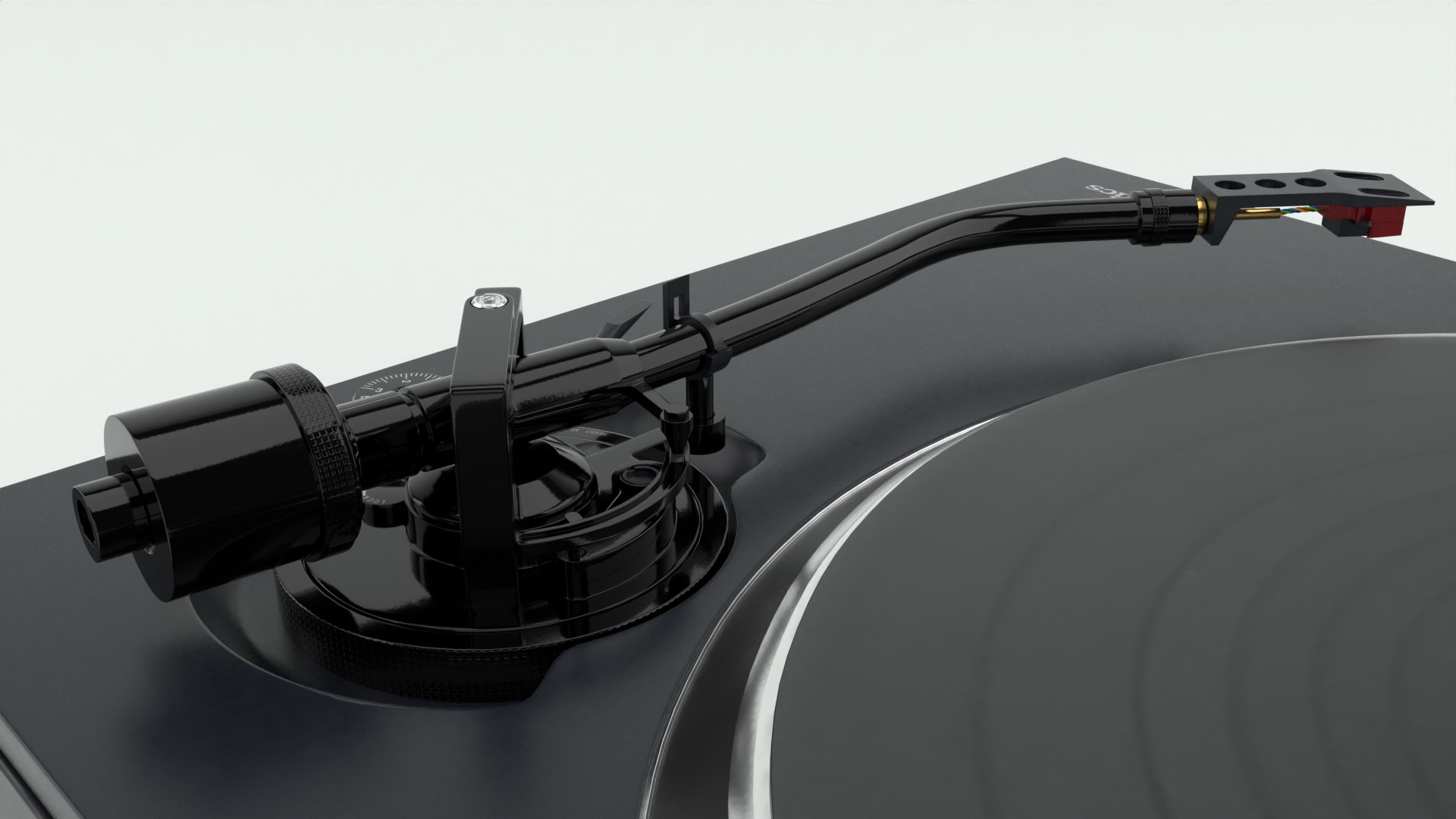 3D Technics SL-1500 SL-1500C Turntable Black Model - TurboSquid 2097206