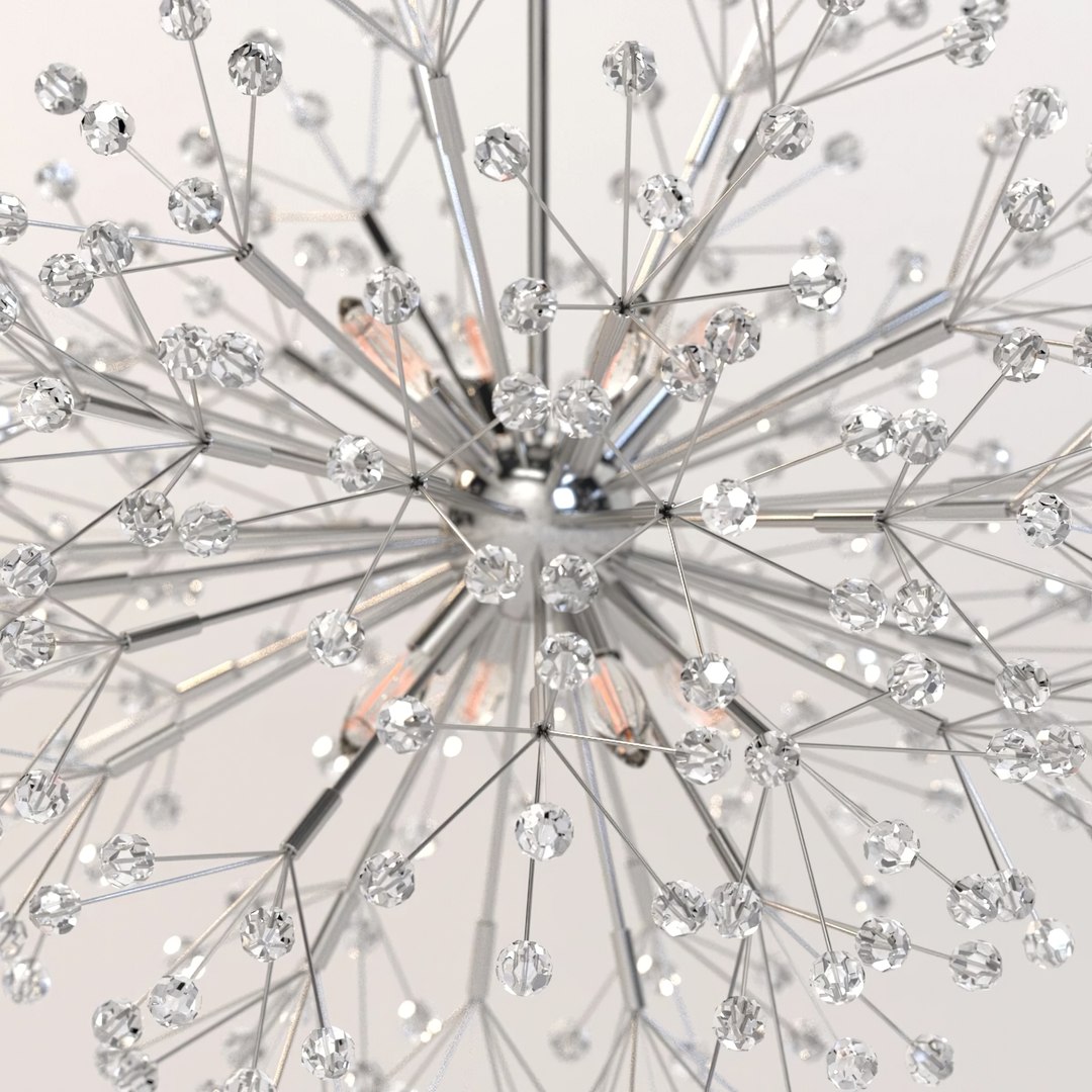 3D Model Hudson Dunkirk Detail Chandelier - TurboSquid 2008161