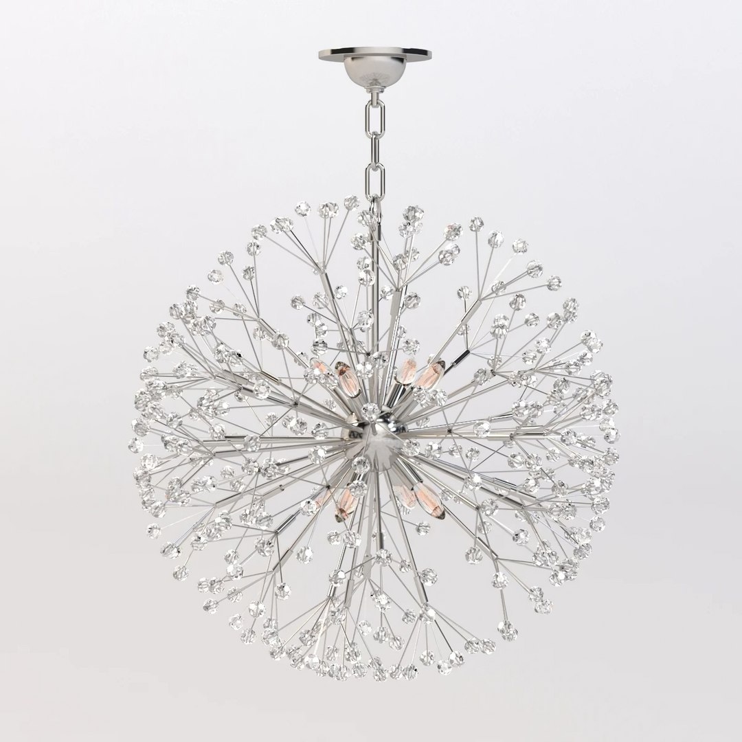 3D Model Hudson Dunkirk Detail Chandelier - TurboSquid 2008161