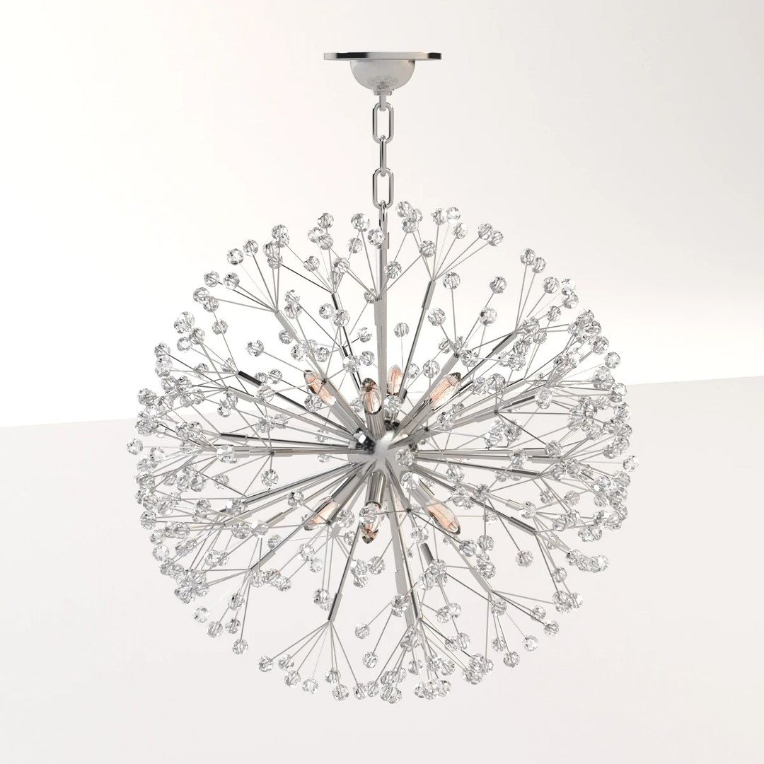 3D Model Hudson Dunkirk Detail Chandelier - TurboSquid 2008161