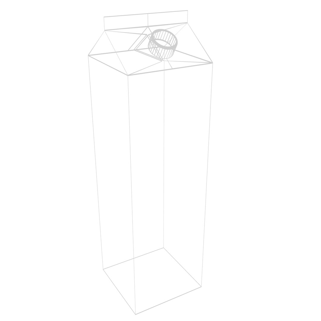 Milk Box Model - TurboSquid 1464477