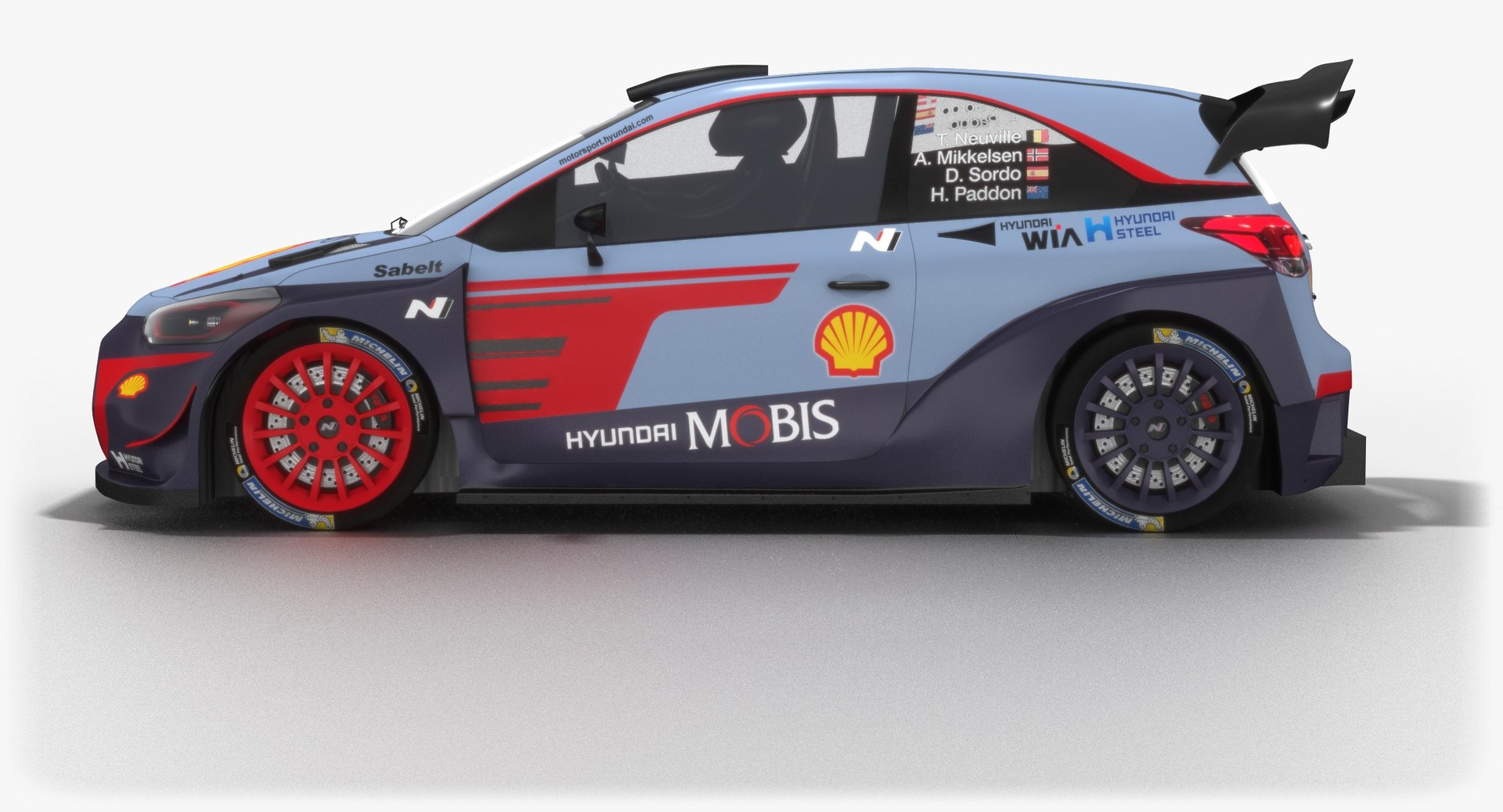 3D low-poly hyundai i20 wrc model - TurboSquid 1276141