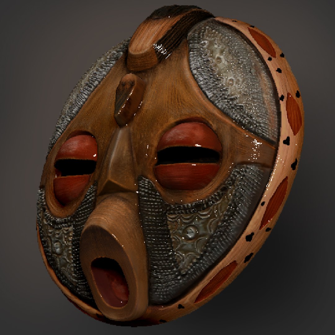 3D model african mask - TurboSquid 1322014
