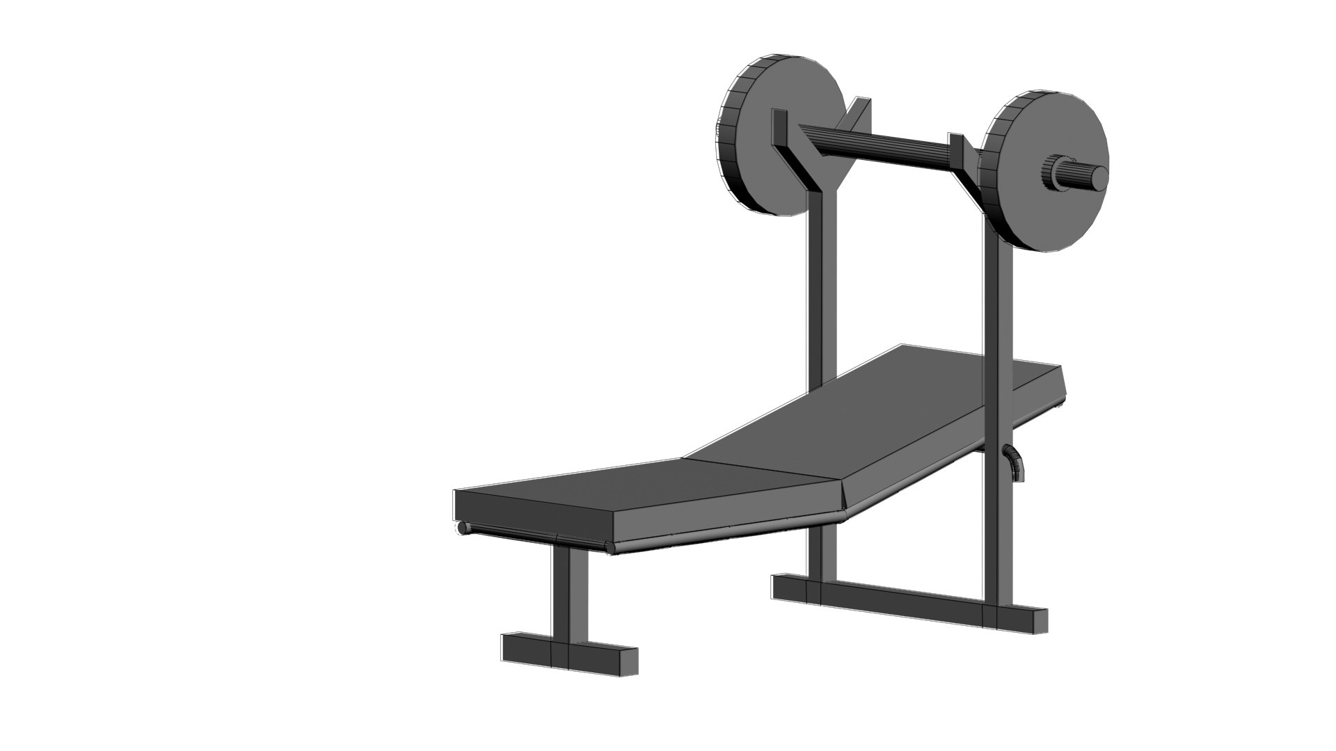 Weight Bench 3D Model - TurboSquid 1699542