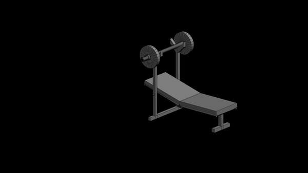 Weight bench 3D model - TurboSquid 1699542