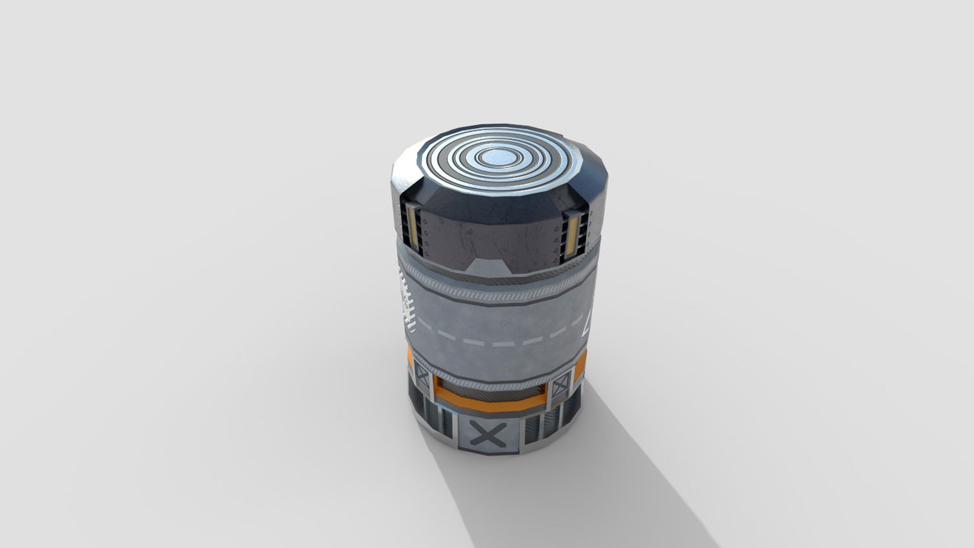 Sci-Fi Barrel 3D Model - TurboSquid 2255995