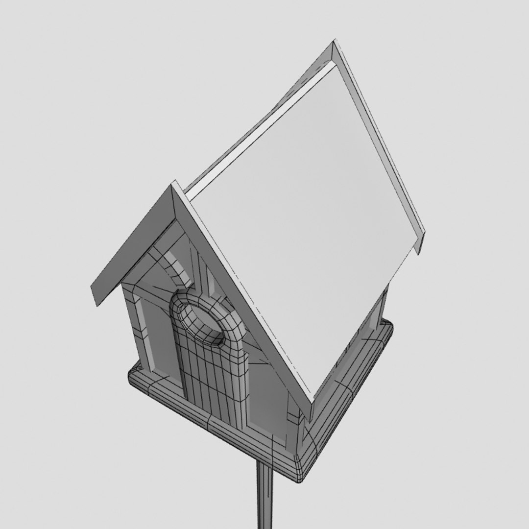 Bird House 3d Model