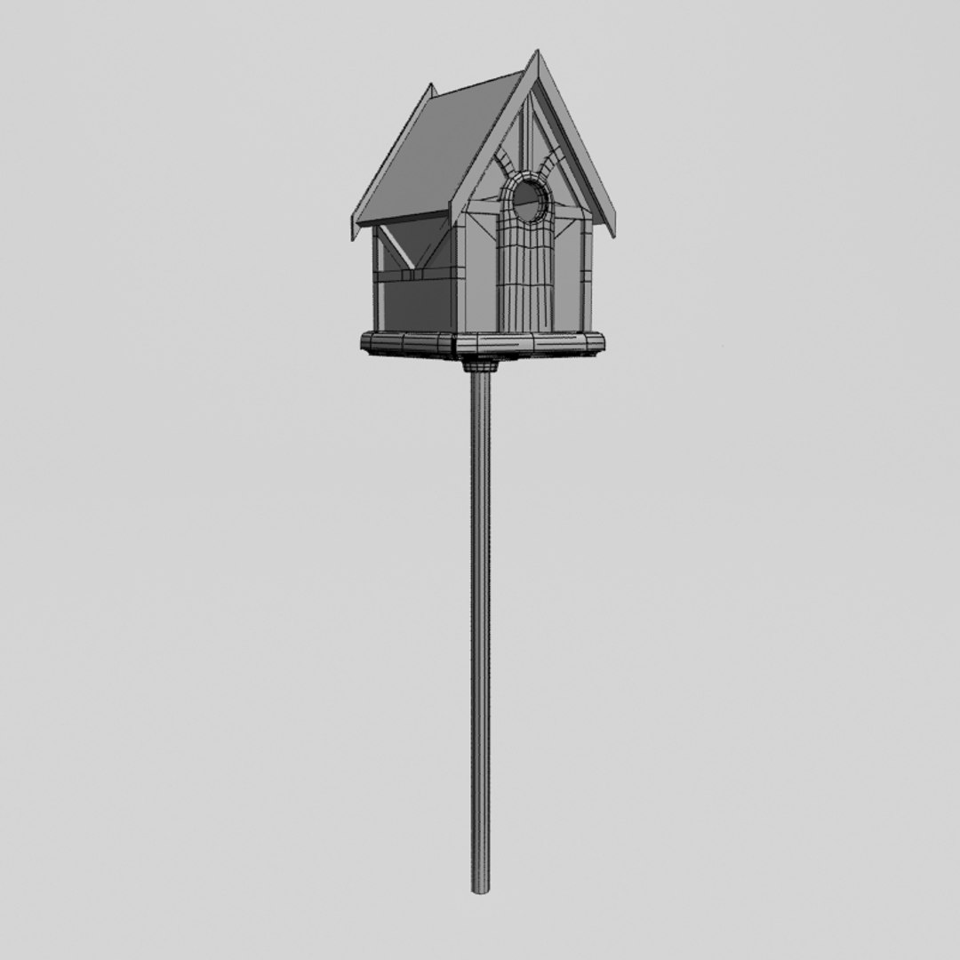 Bird House 3d Model