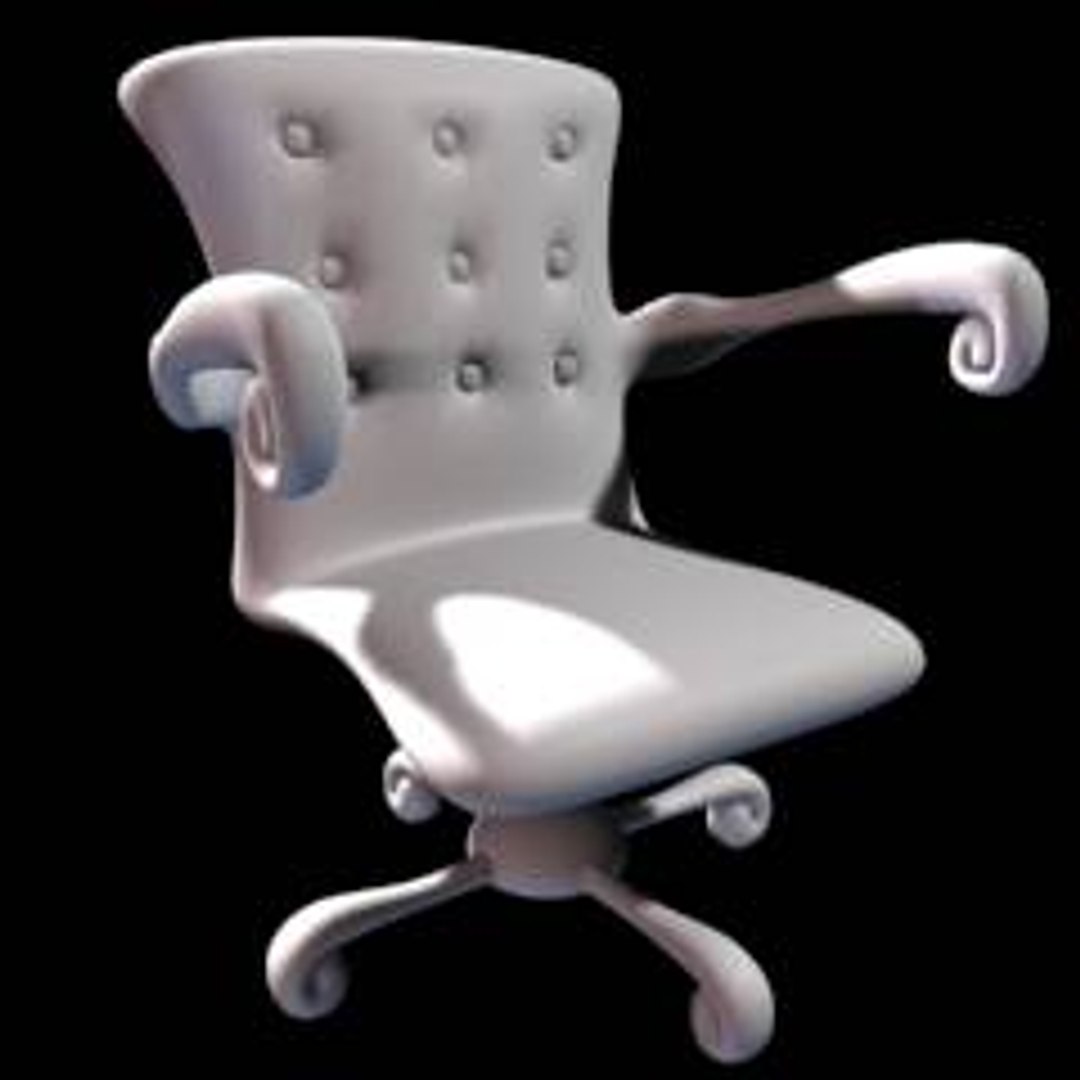 3d Model Of Stylized Chair