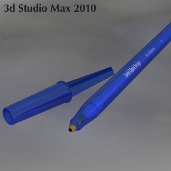 3d ballpoint pen model