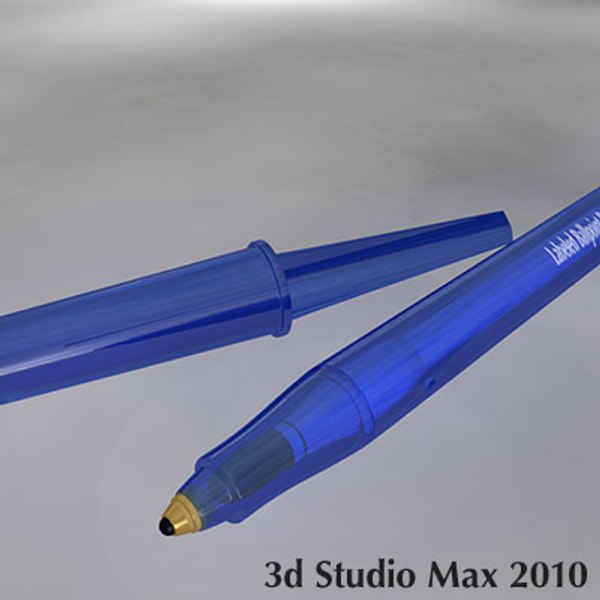 3d ballpoint pen model