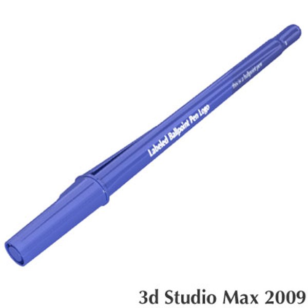 3d ballpoint pen model
