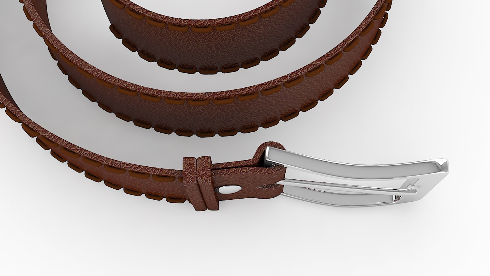 Leather Belt 3D - TurboSquid 2130283