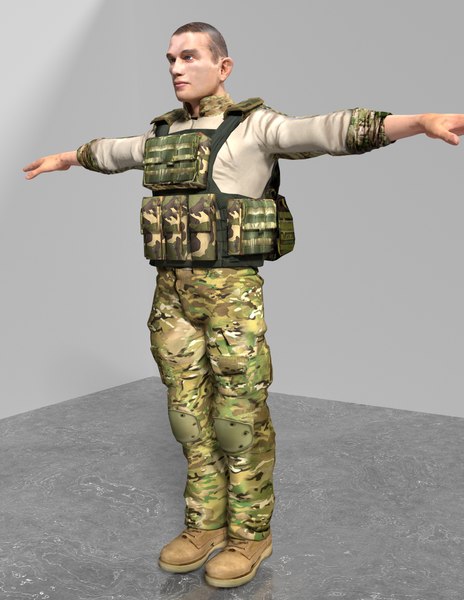 3D Us soldier - TurboSquid 1958482