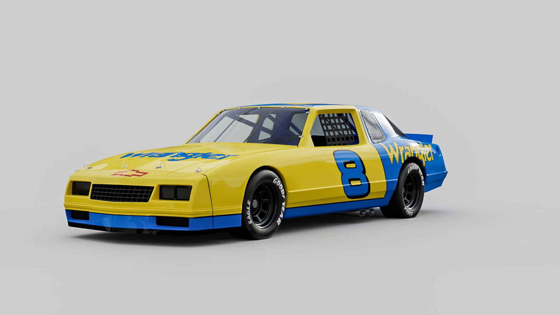 1986 Chevy Monte Carlo - NASCAR 3D Model - TurboSquid 2149176