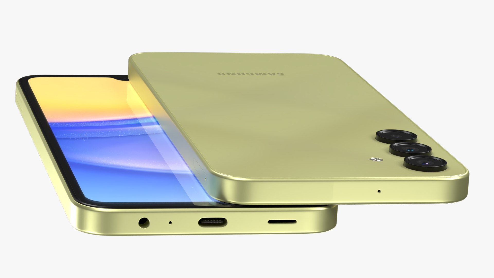 Samsung Galaxy A15 Yellow model - TurboSquid 2176082
