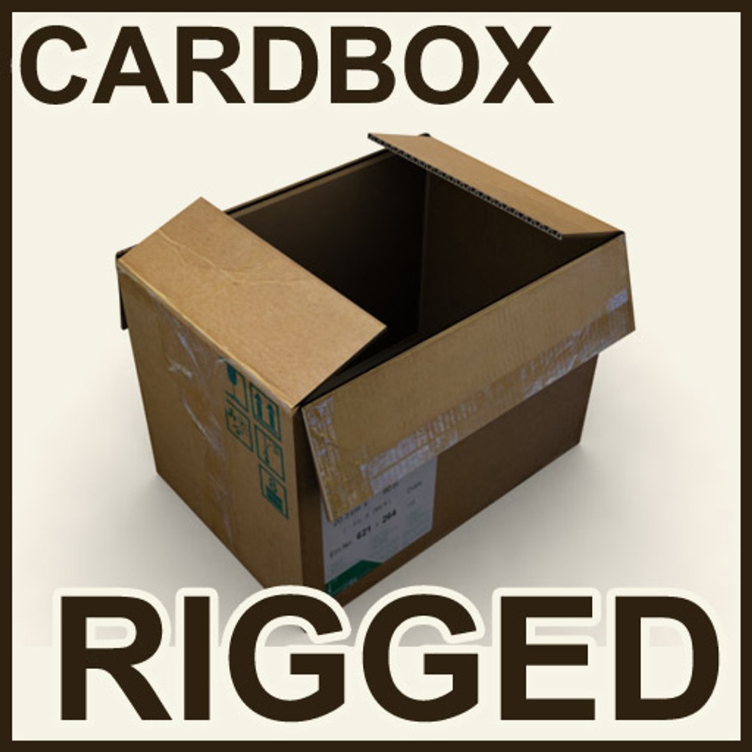 3d Rigged Box Model