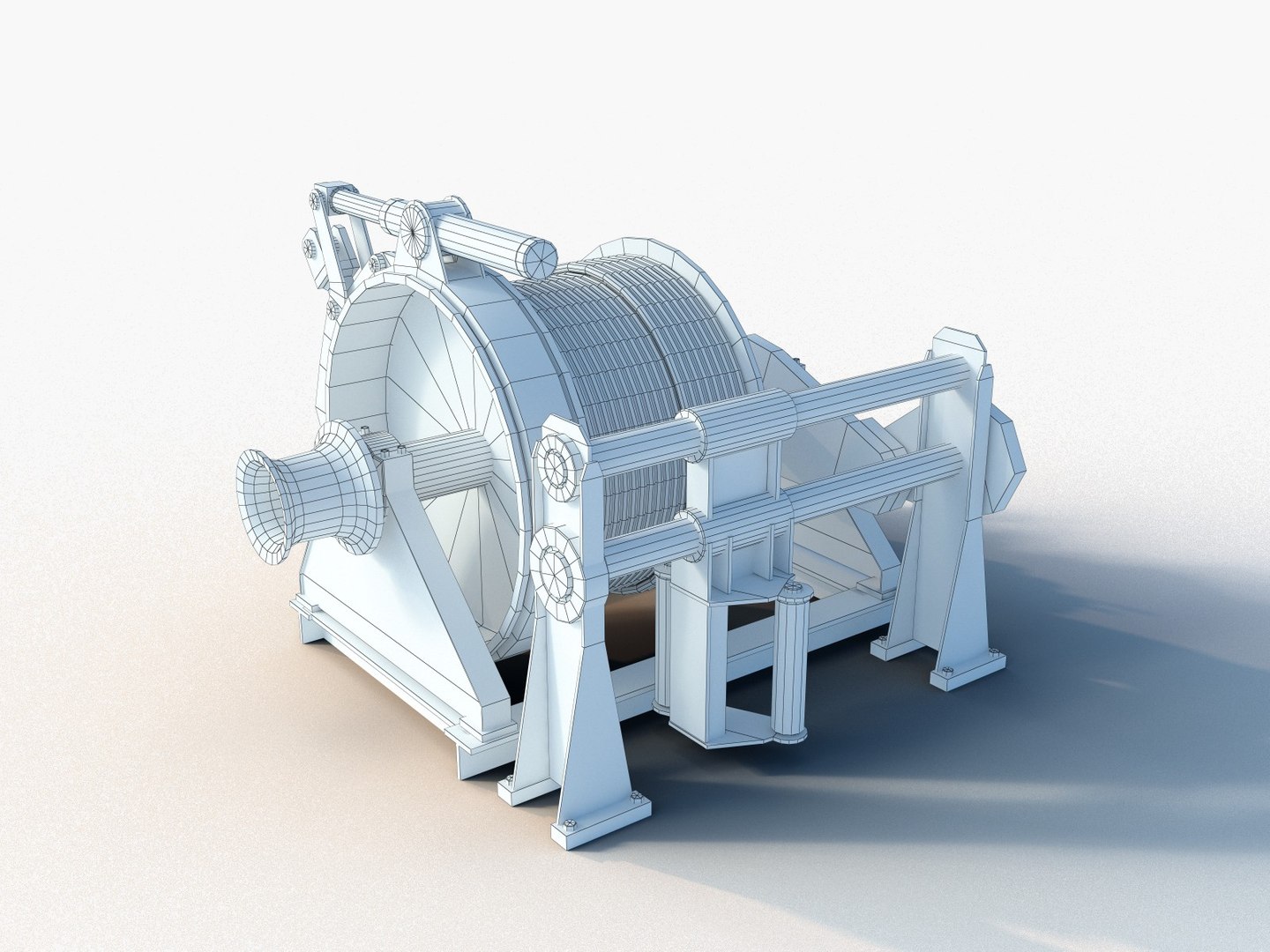 Big stern winch 3D model - TurboSquid 1591983