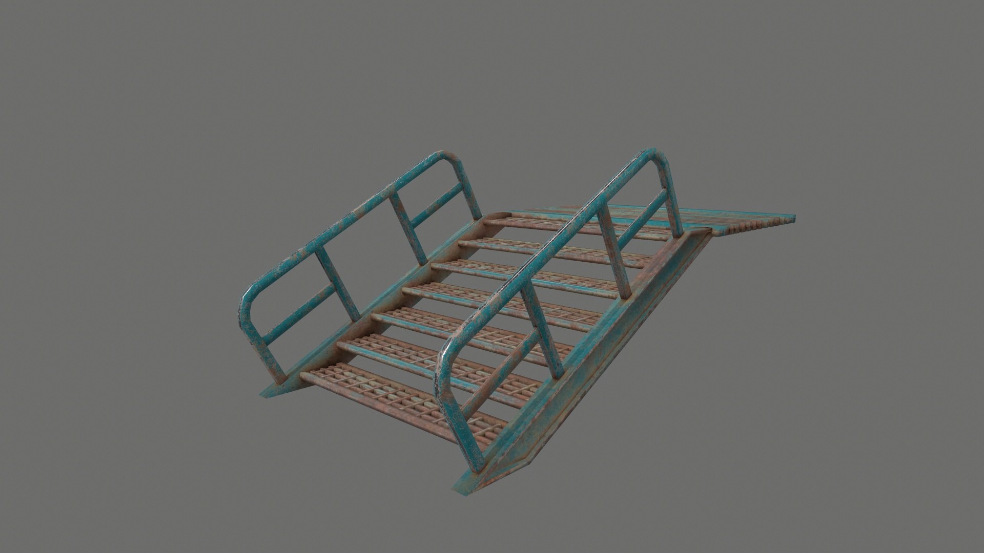 Ladder stairs 3D model - TurboSquid 1298289
