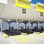 Highway Toll Gate 3d Model