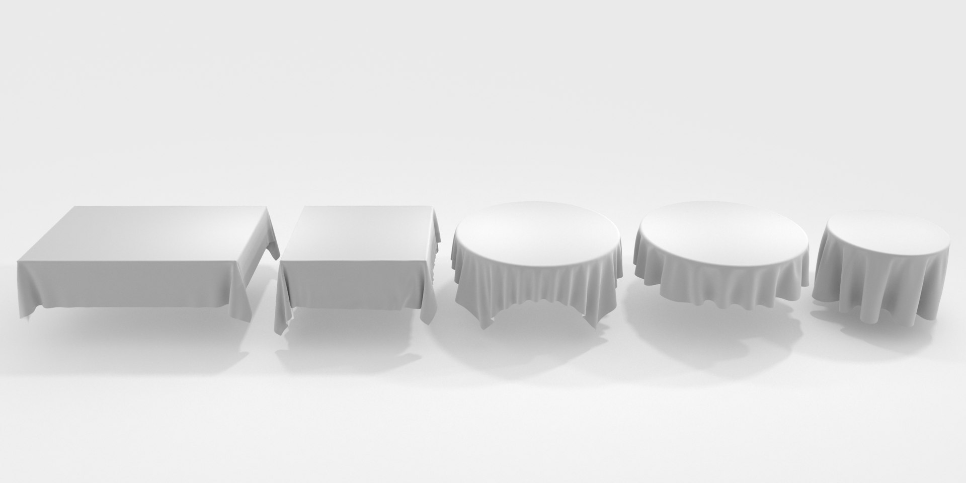 Table Cloth Tablecloths 3D Model - TurboSquid 1158037