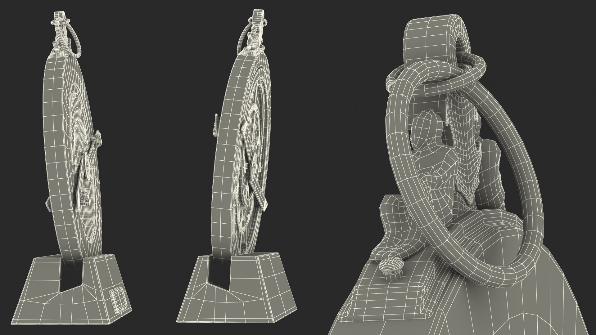 Astrolabe with Wooden Stand 3D - TurboSquid 1902566