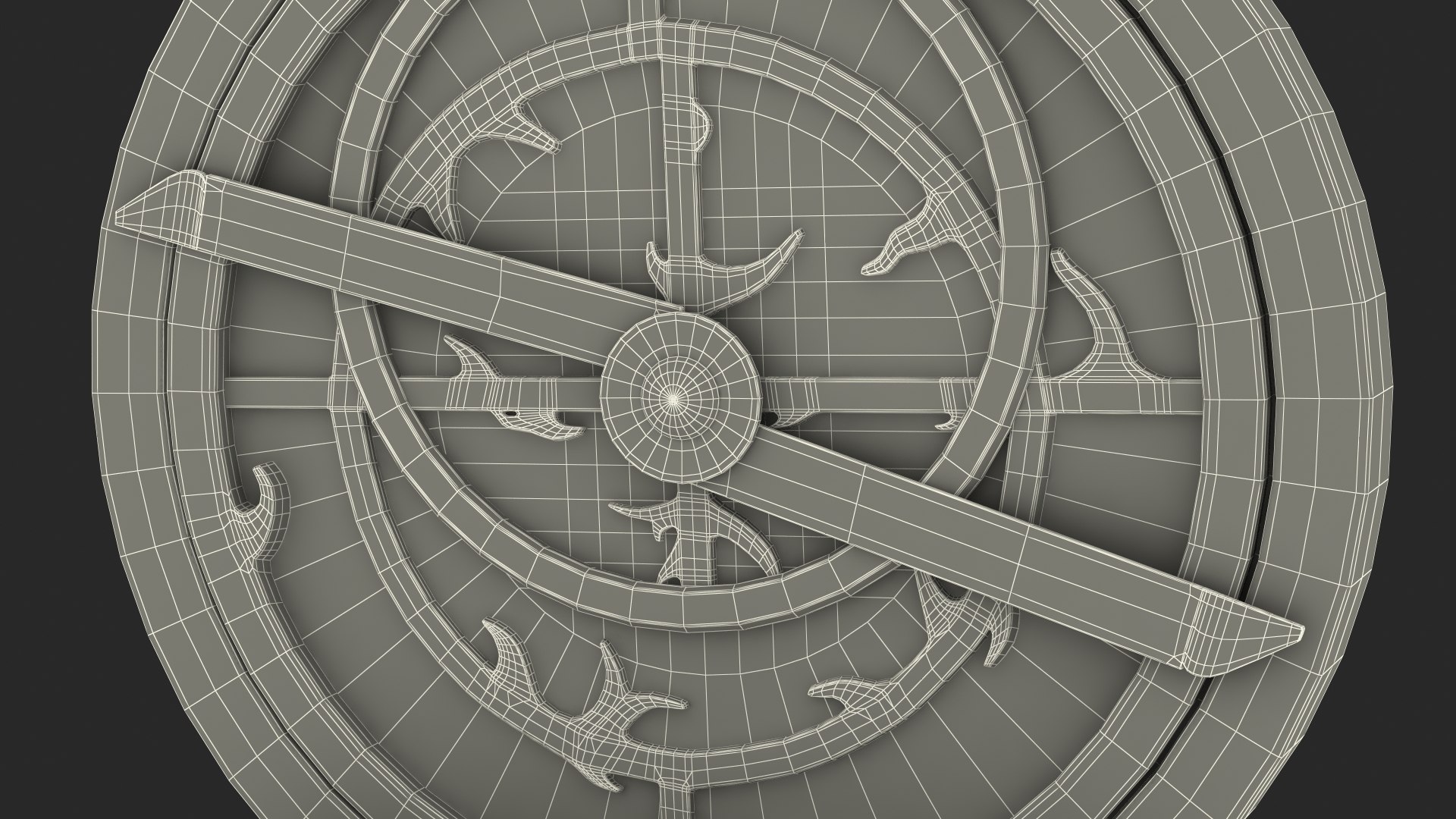 Astrolabe with Wooden Stand 3D - TurboSquid 1902566
