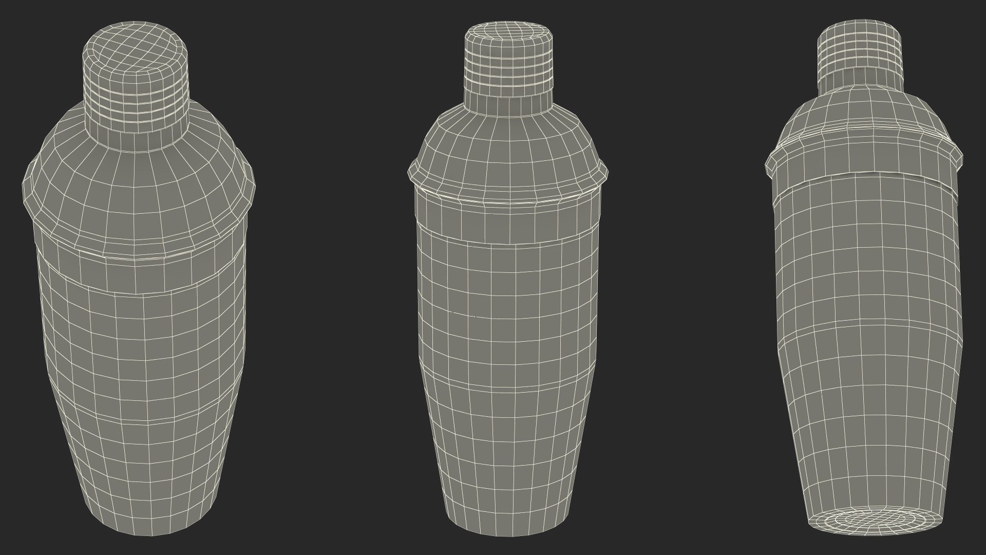Stainless Steel Cocktail Shaker 3D Model - TurboSquid 2139429