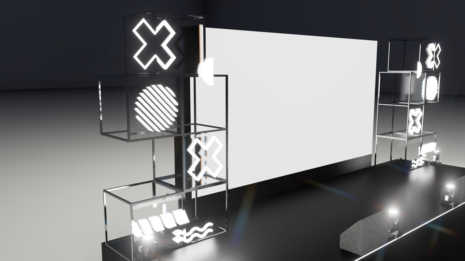 3D INDOOR STAGE DESIGN WITH HYPEBEAST THEME - TurboSquid 2125223