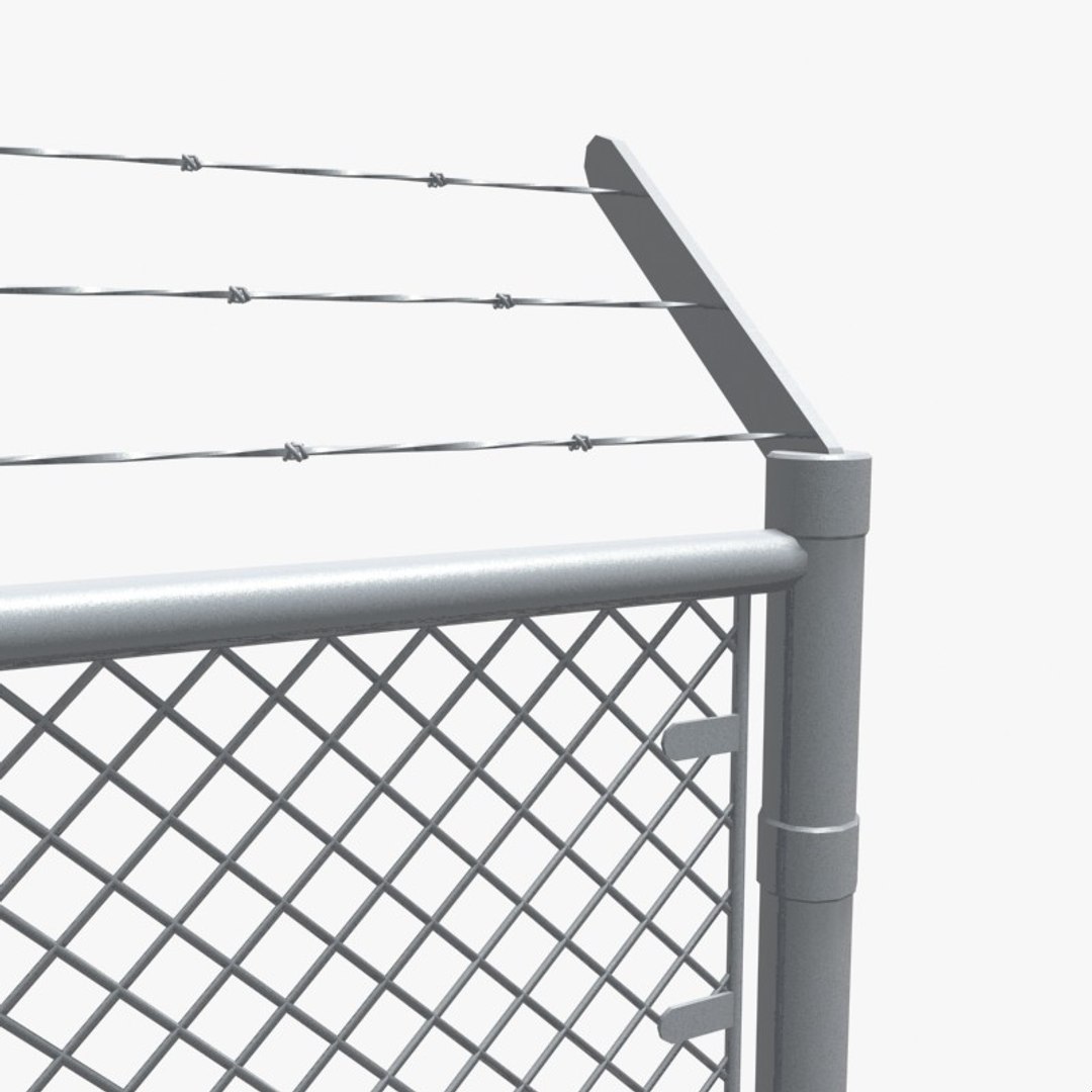 3ds Max Fencing Wall