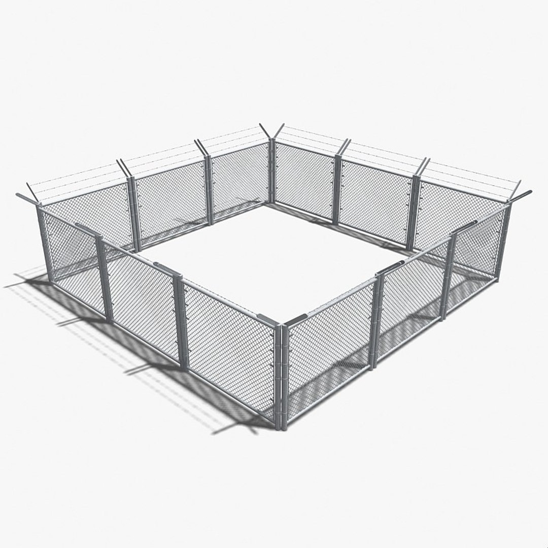 3ds Max Fencing Wall