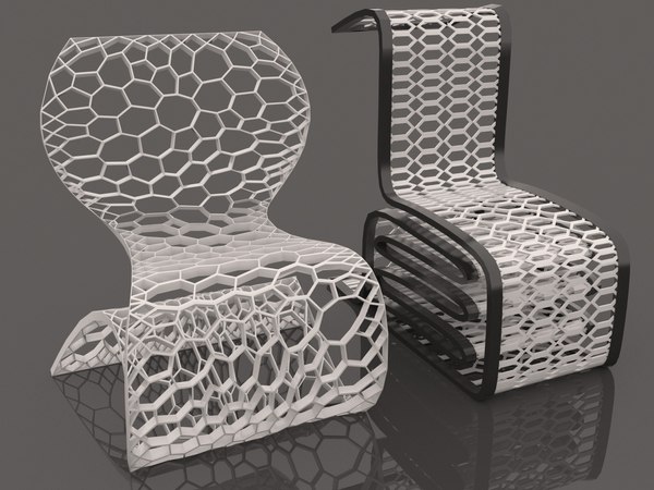 free modern chairs 3d model