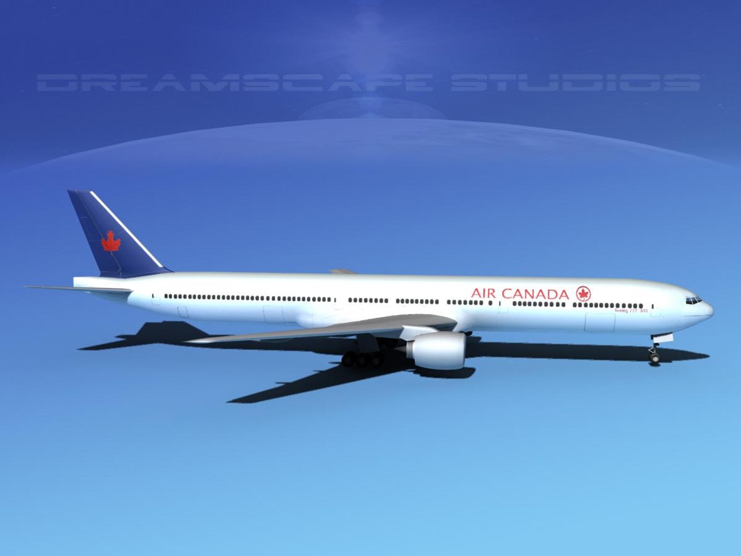 3d boeing 777-300 model