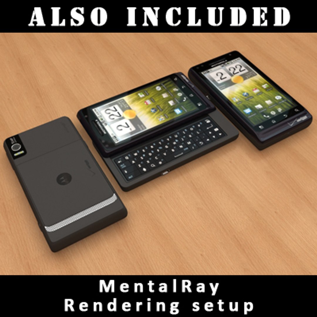 motorola milestone droid 2 3ds