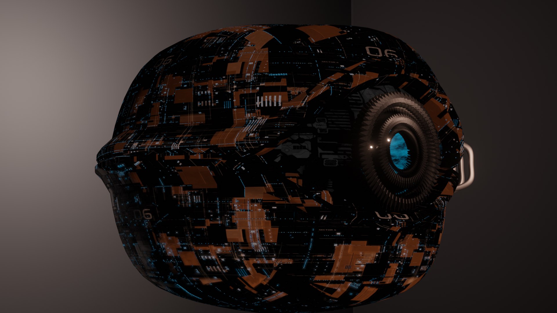 Sci-fi Drone Orb-06 3D - TurboSquid 2067326