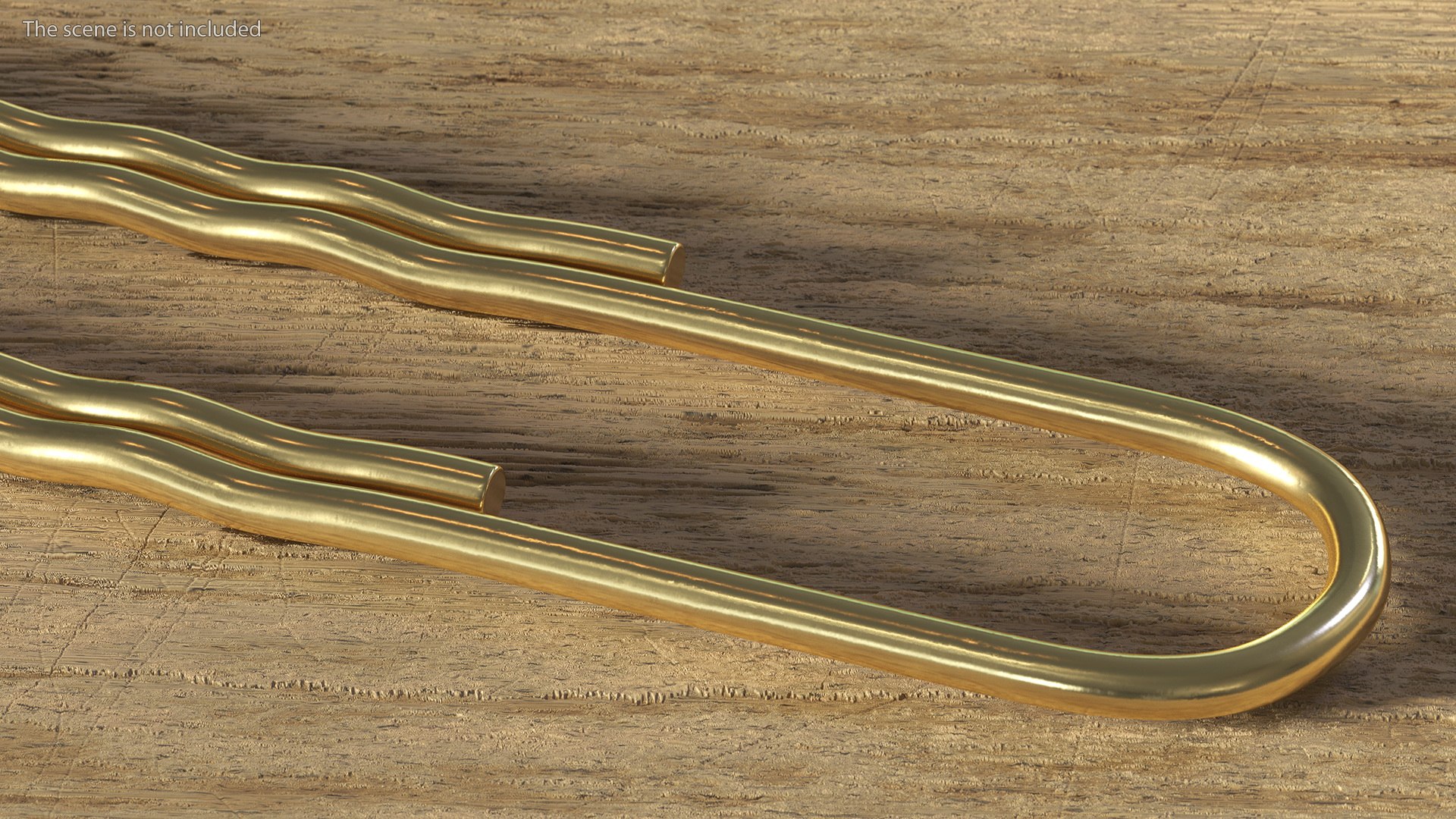 Gold Paper Clips Collection 3D - TurboSquid 1885407