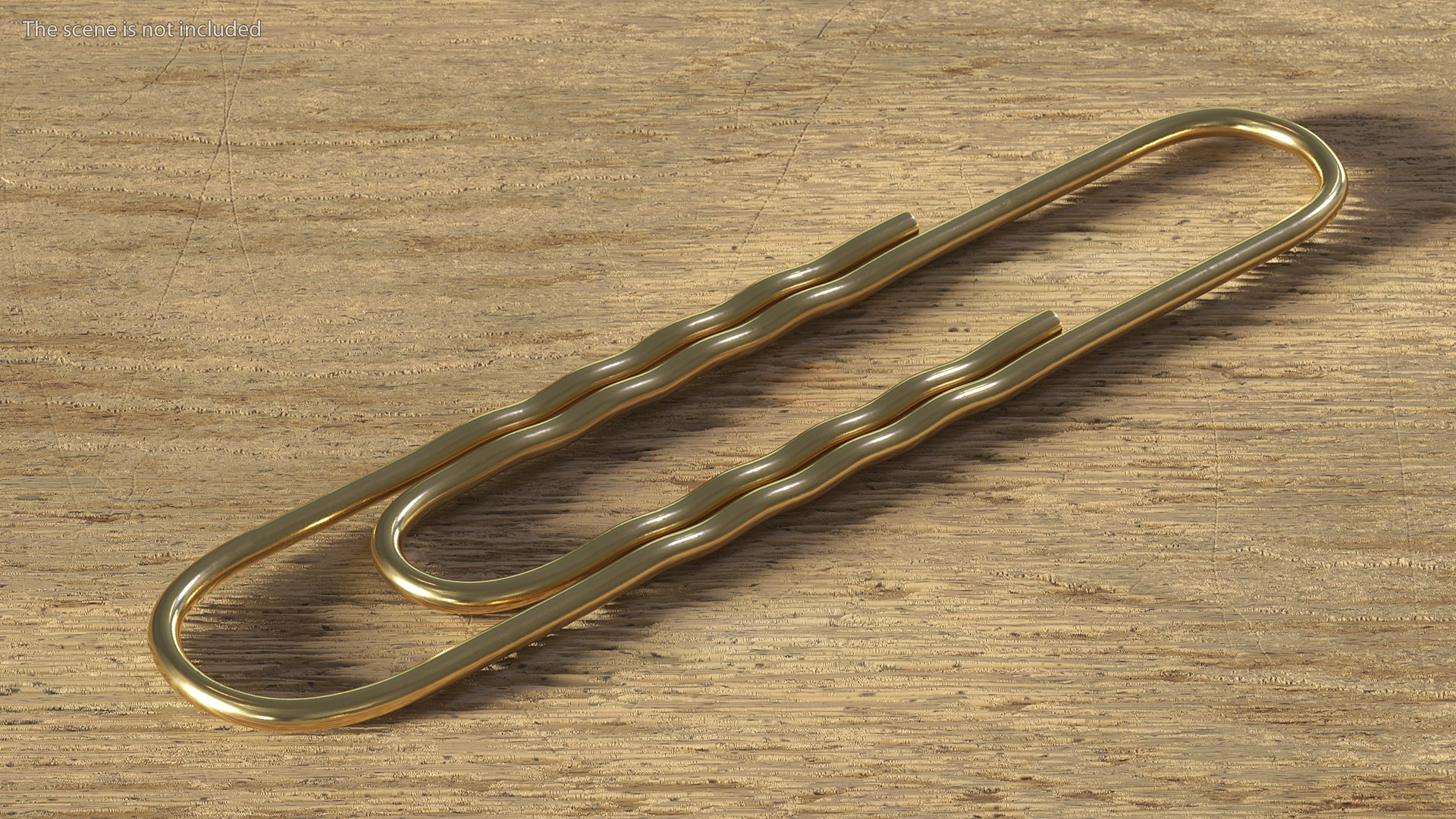 Gold Paper Clips Collection 3D - TurboSquid 1885407