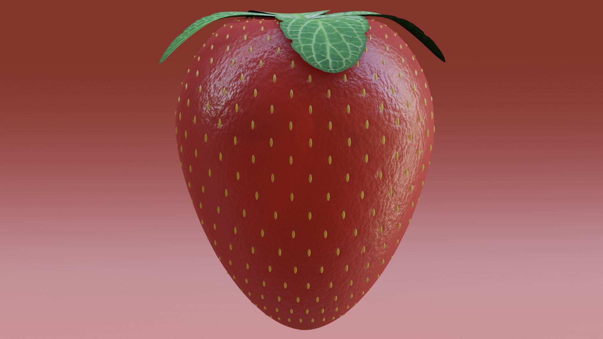 3D Model Strawberry - TurboSquid 1894830
