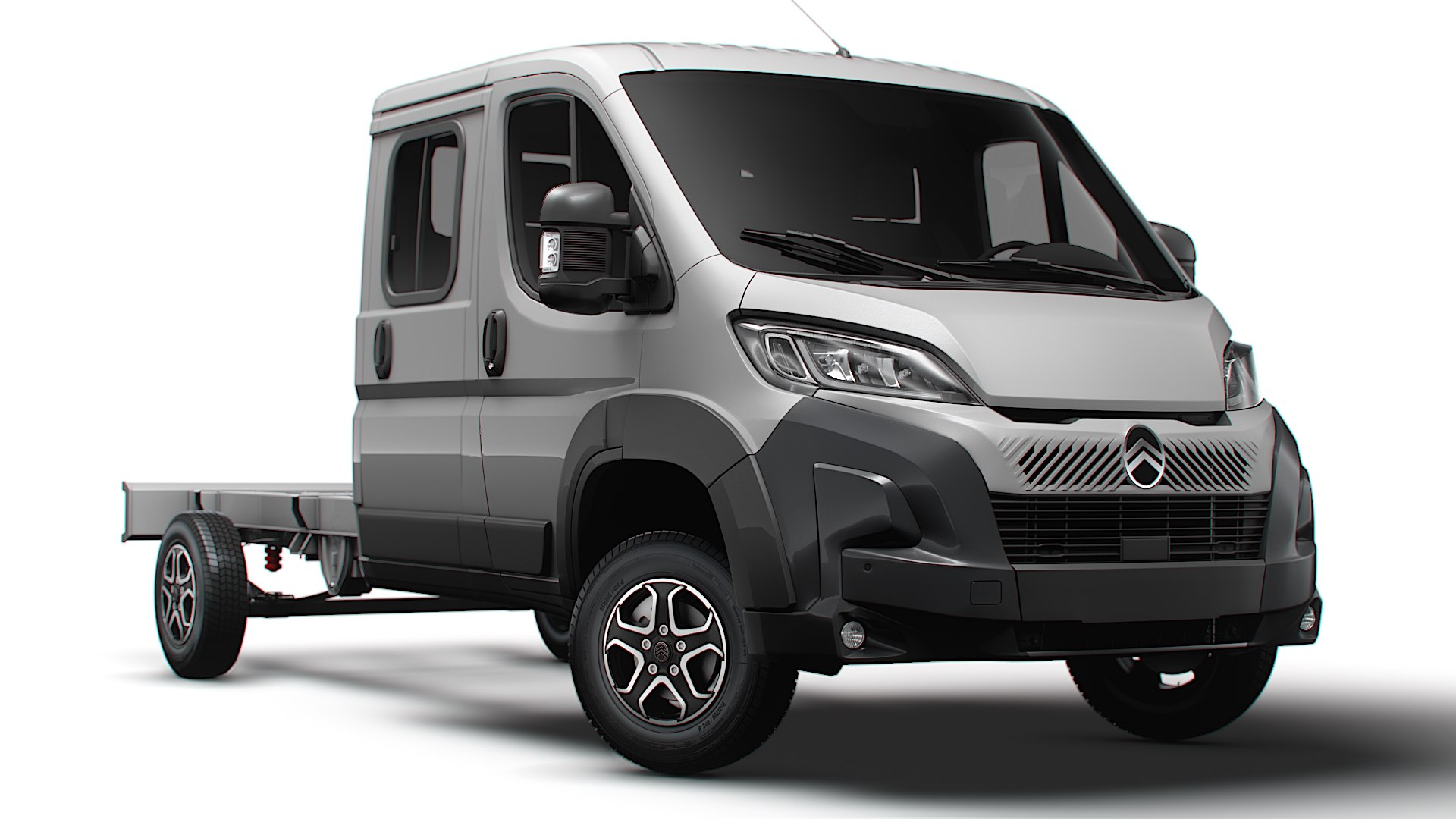 3D Model Citroen Jumper Chassis DoubleCab L3 2026 - TurboSquid 2483898