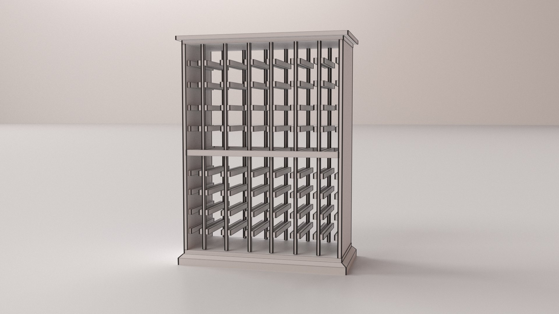 Wine Rack 3D Model - TurboSquid 1681498