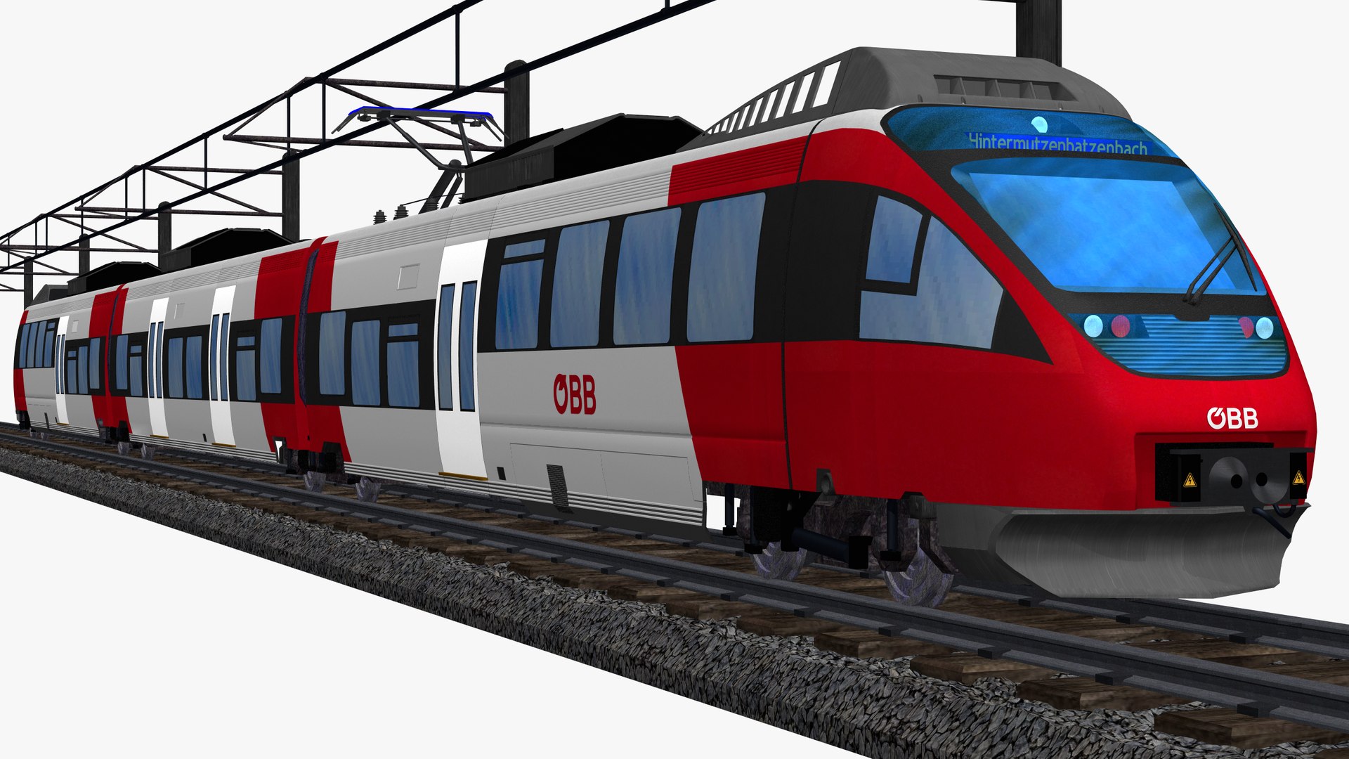 Bombardier Talent 3 - Cityjet 4023 4024 Oebb Passenger Train 3D Model ...