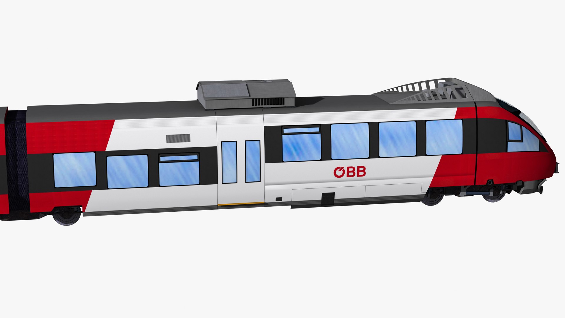 Bombardier Talent 3 - Cityjet 4023 4024 Oebb Passenger Train 3D Model ...
