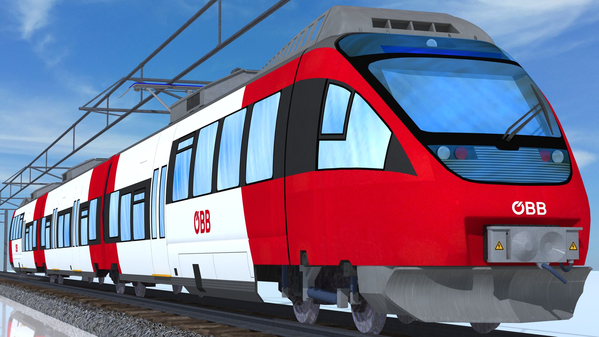 Bombardier Talent 3 - Cityjet 4023 4024 Oebb Passenger Train 3D Model ...