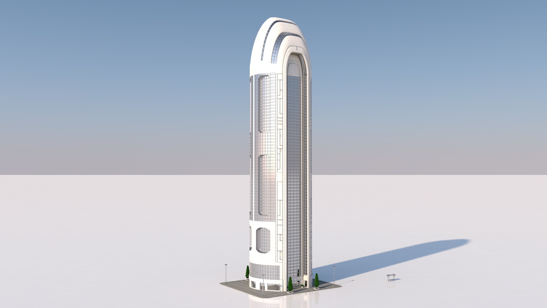 Futuristic Skyscrapers 3D - TurboSquid 1258151