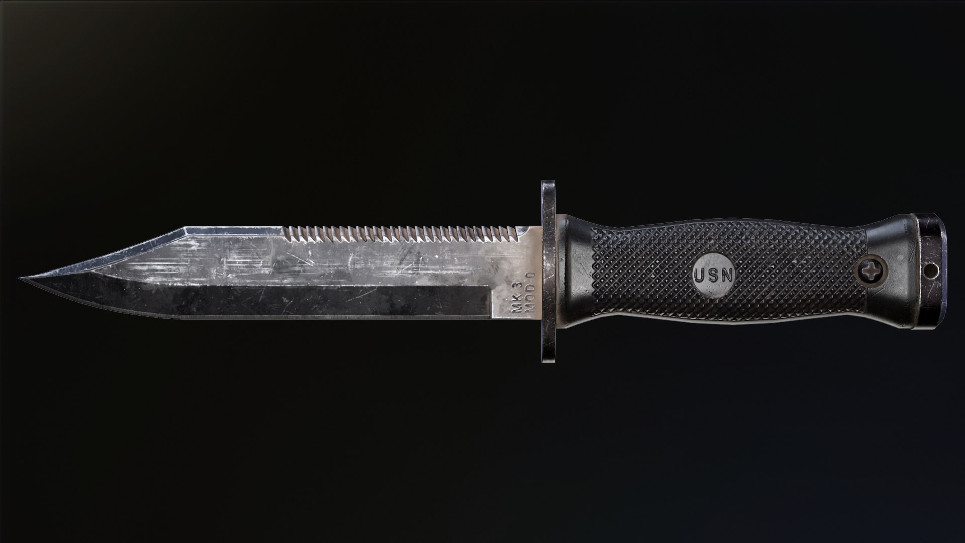 3D Ontario MK3 Navy Knife - TurboSquid 1958057
