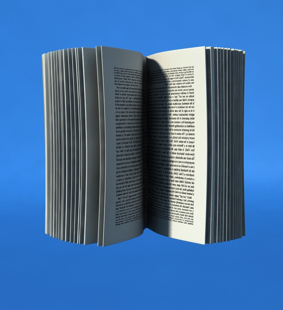 3d model book