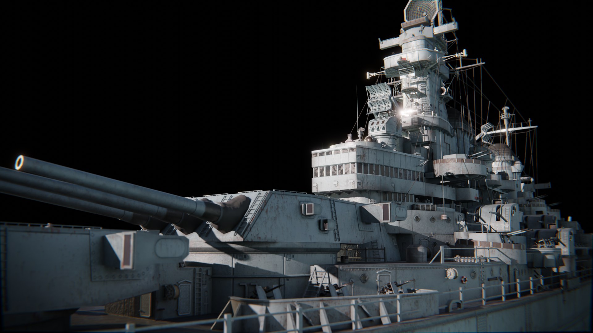 USS Iowa - BB61 3D Model - TurboSquid 2361147