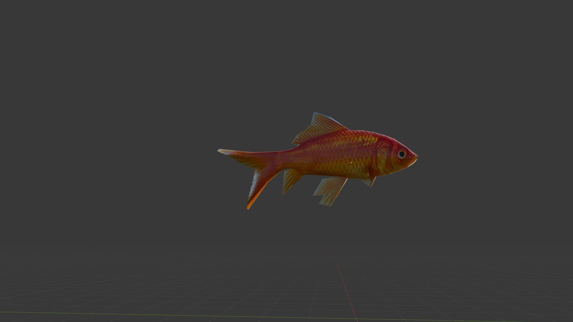 3D 3D Low Poly Goldfish Animated - TurboSquid 2252504