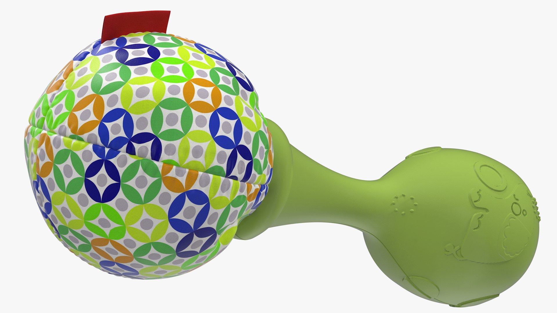 Green Baby Rattle Generic 3D - TurboSquid 1475486